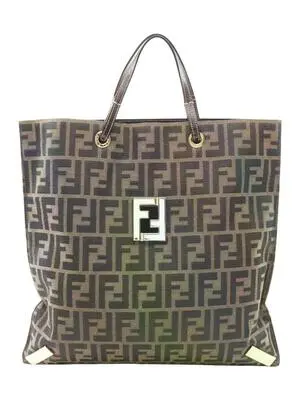 Fendi 2010-2026 Zucca Canvas Tote Bag - Brown
