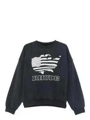 Rhude Logo-print Sweater - Black