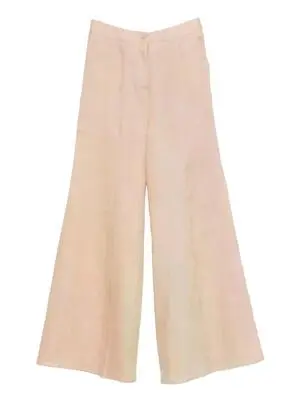 SEMICOUTURE Wide-leg Tailored Trousers - Neutrals