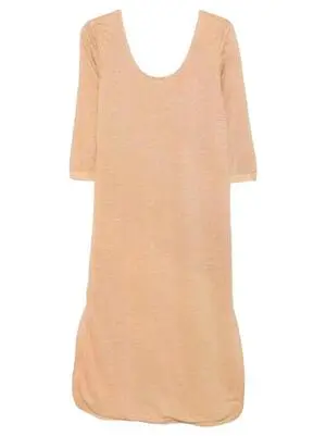 Max & Moi Side-slit Jersey Dress - Neutrals