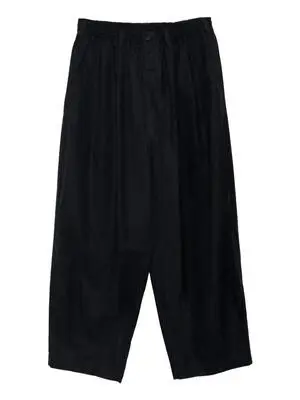 Comme Des Garçons Double-pleat Trousers - Blue