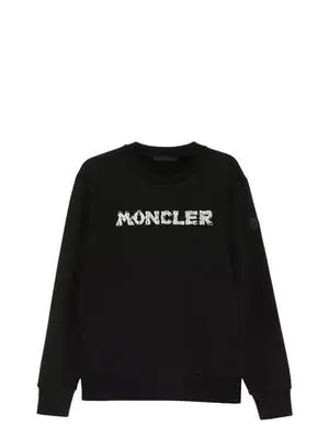 Moncler Logo-embroidered Sweatshirt - Black