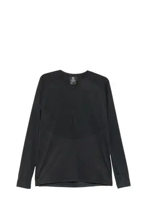 HIKING PATROL Mammut Zip-fastening Long-sleeve Top - Black