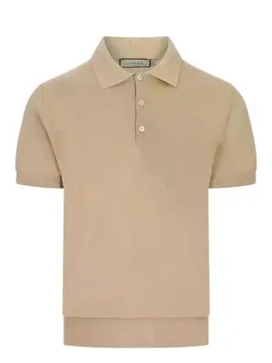 Canali Short-sleeve Polo Shirt - Neutrals