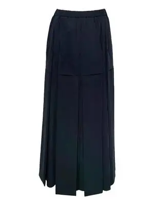 ENFOLD Origami Pleated Skirt - Blue