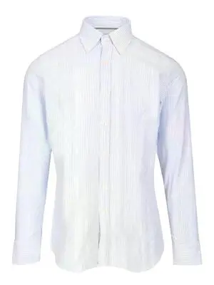 AL DUCA D’AOSTA 1902 Striped Button-down Shirt - Blue