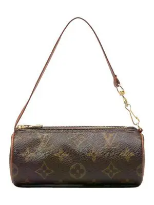 LOUIS VUITTON 1990-2009 Monogram Papillon Pochette - Brown