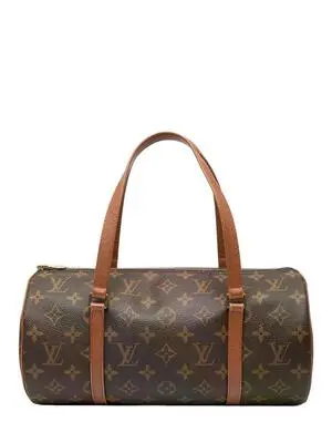 LOUIS VUITTON 1995 Monogram Papillon 30 Handbag - Brown