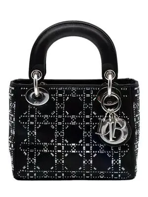 Dior 2018 Mini Lady Satchel - Black