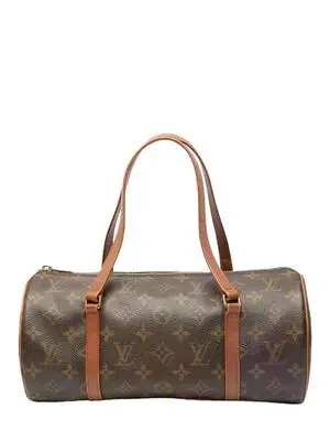 LOUIS VUITTON 1993 Monogram Papillon 30 Handbag - Brown
