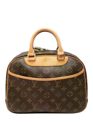 LOUIS VUITTON 2004 Monogram Trouville Handbag - Brown