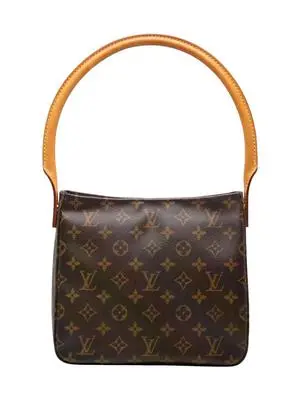 LOUIS VUITTON 2001 Monogram Looping Mm - Brown