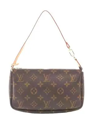 LOUIS VUITTON 2000 Monogram Pochette Accessoires - Brown