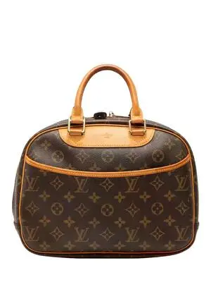 LOUIS VUITTON 2004 Monogram Trouville Handbag - Brown