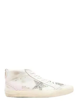 GOLDEN GOOSE Mid Star Lace-up Sneakers - Neutrals
