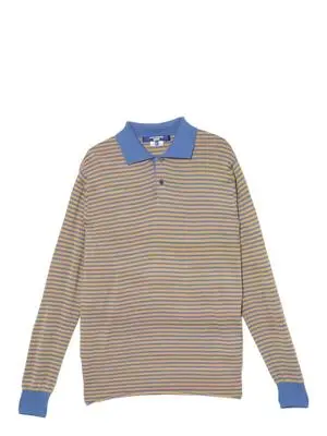 Junya Watanabe Striped Polo Shirt - Yellow