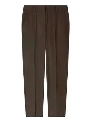 Paul Smith Pressed-crease Tailored Trousers - Brown