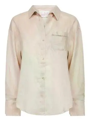 MC2 SAINT BARTH Chest-pocket Linen Shirt - Neutrals