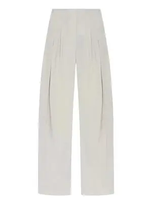 IRO PARIS Pleated Wide-Leg Trousers Grey