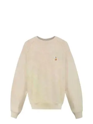 Maison Kitsuné Dreaming Fox Raglan-sleeve Sweatshirt - Neutrals