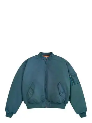Gosha Rubchinskiy Padded Bomber Jacket With Sleeve Pocket - Blue