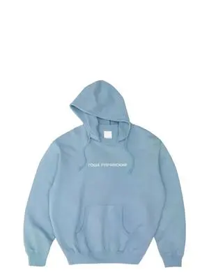 Gosha Rubchinskiy Logo-print Cotton Hoodie - Blue