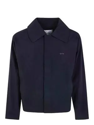 ARTE ANTWERP Logo-embroidered Zip-up Jacket - Blue