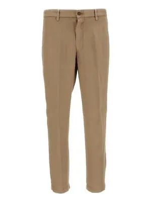 BRIGLIA 1949 Linen Trousers - Beige