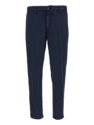 BRIGLIA 1949 Linen Trousers - Blue