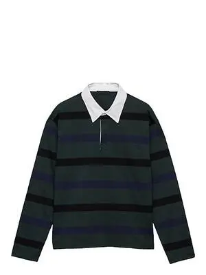 Prada Long-sleeve Cotton Polo Shirt - Green