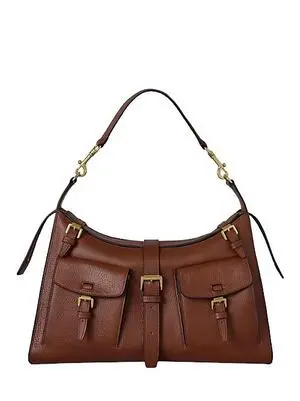 Mulberry Roxanne Leather Shoulder Bag - Oak
