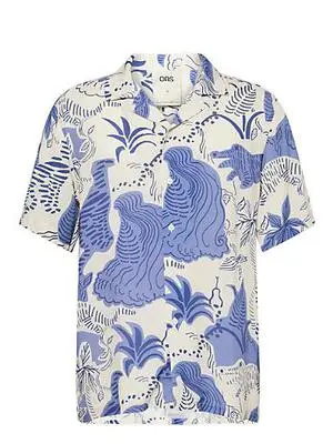 Oas Mystea Rocco Woven Shirt - Blue