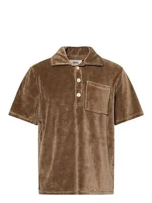 Oas Girona Cotton-blend Velour Shirt - Morel