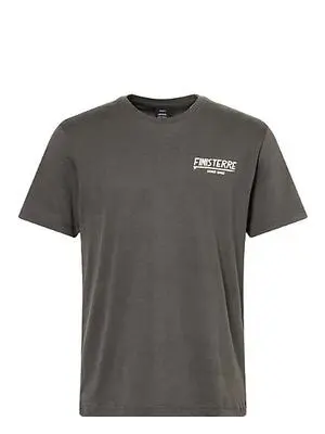 FINISTERRE Logo Workshop Cotton T-shirt - Raven