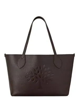 Mulberry Small Tree Leather Tote Bag - Ebony