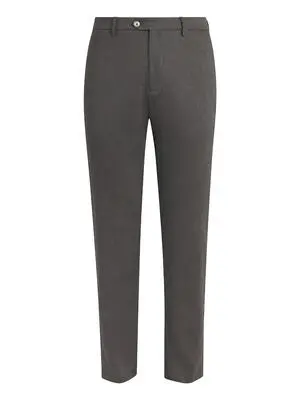 Marco Pescarolo Linen, Wool, And Mohair Trousers - Green