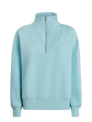 Varley Doublesoft Hawley Half-zip Sweatshirt - Blue