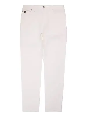 Brioni Stretch-denim Straight Leg Jeans - White