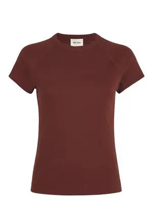 ME+EM Slim Ultimate Raglan T-shirt - Brown
