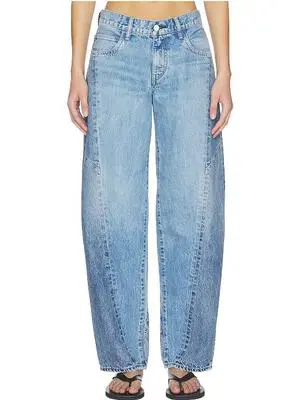 Moussy Vintage Micco Remake Tapered Jeans - Blue