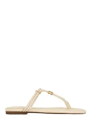 Schutz Cordelia Flat Sandal - Cream
