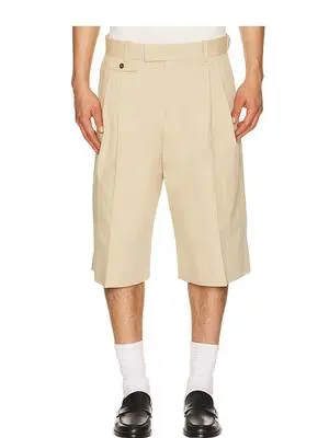 DRÃ´LE DE MONSIEUR Drôle De Monsieur Short Long Coton - Brown