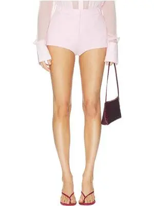 SANS FAFF Crepe Hot Pants - Pink
