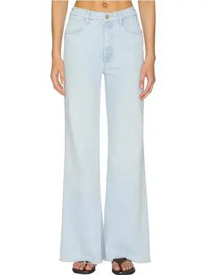 MOTHER The Hustler Roller Skimp Fray Jeans - Blue