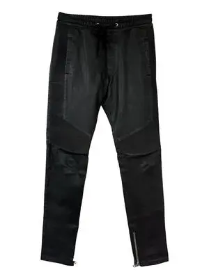 BALMAIN Ribbed-Panel Drawstring Trousers