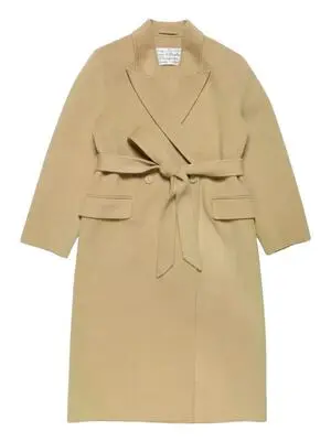 Acne Studios Double-breasted Belted Coat - Neutrals