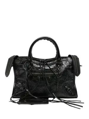 Balenciaga Small Le City Tote Bag - Black