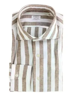 BORRIELLO NAPOLI Marechiaro Vertical-stripe Shirt