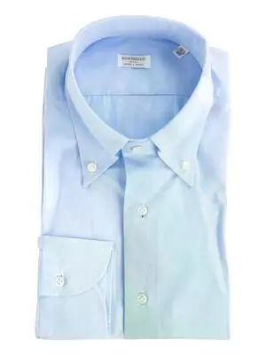 BORRIELLO NAPOLI Button-down Collar Shirt - Blue