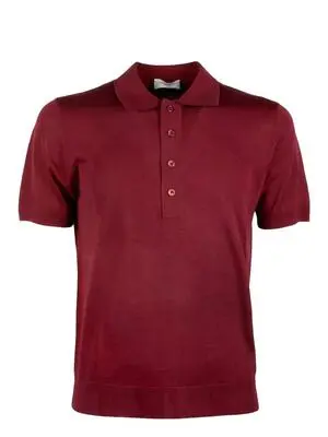 PAOLO PECORA Short-sleeve Polo Shirt - Red